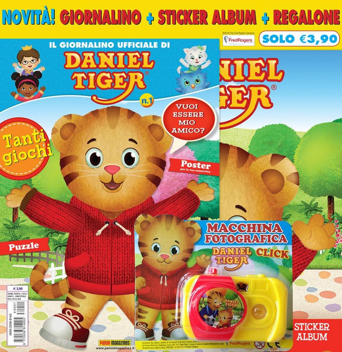 IL GIORNALINO UFFICIALE DI DANIEL TIGER: IN EDICOLA DAL 7 OTTOBRE ...