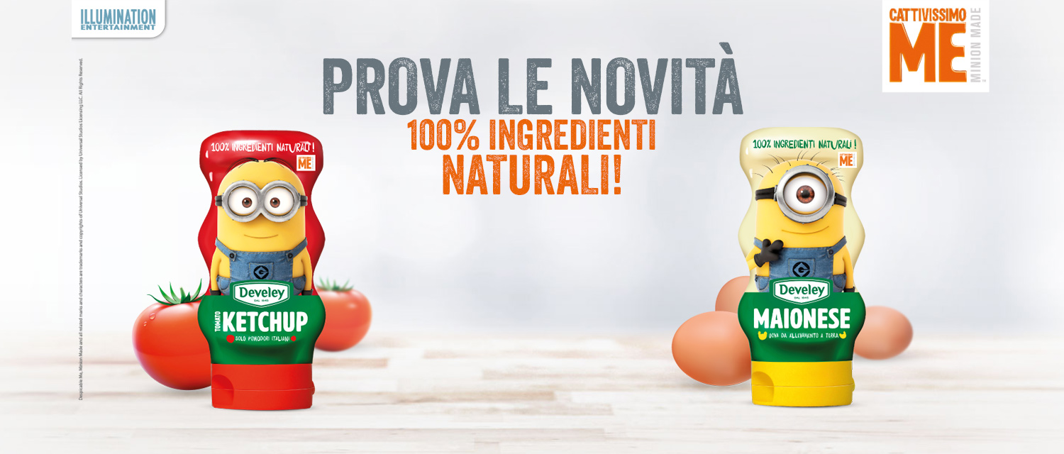 I Minions protagonisti della campagna TV Develey - Licensing Italia